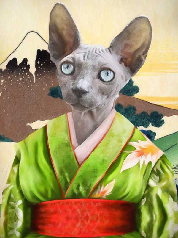 De Geisha - Custom Poster – My Majestic Pet
